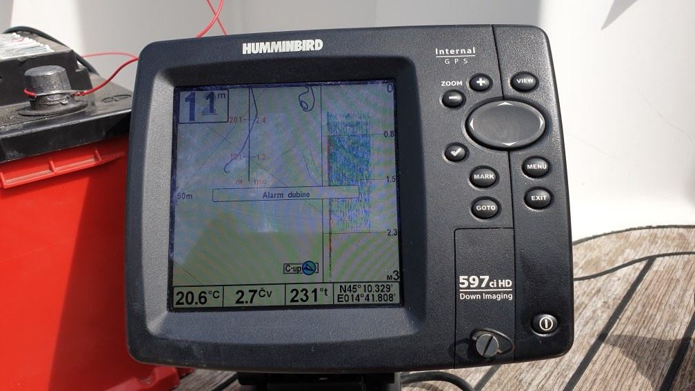 Humminbird 597ci combo plotter + dubinomjer