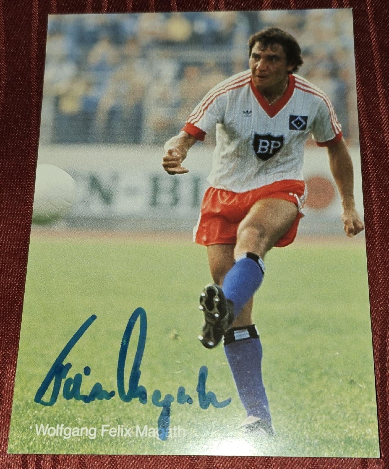 HSV- WOLFGANG FELIX MAGATH S ORIGINALNIM POTPISOM