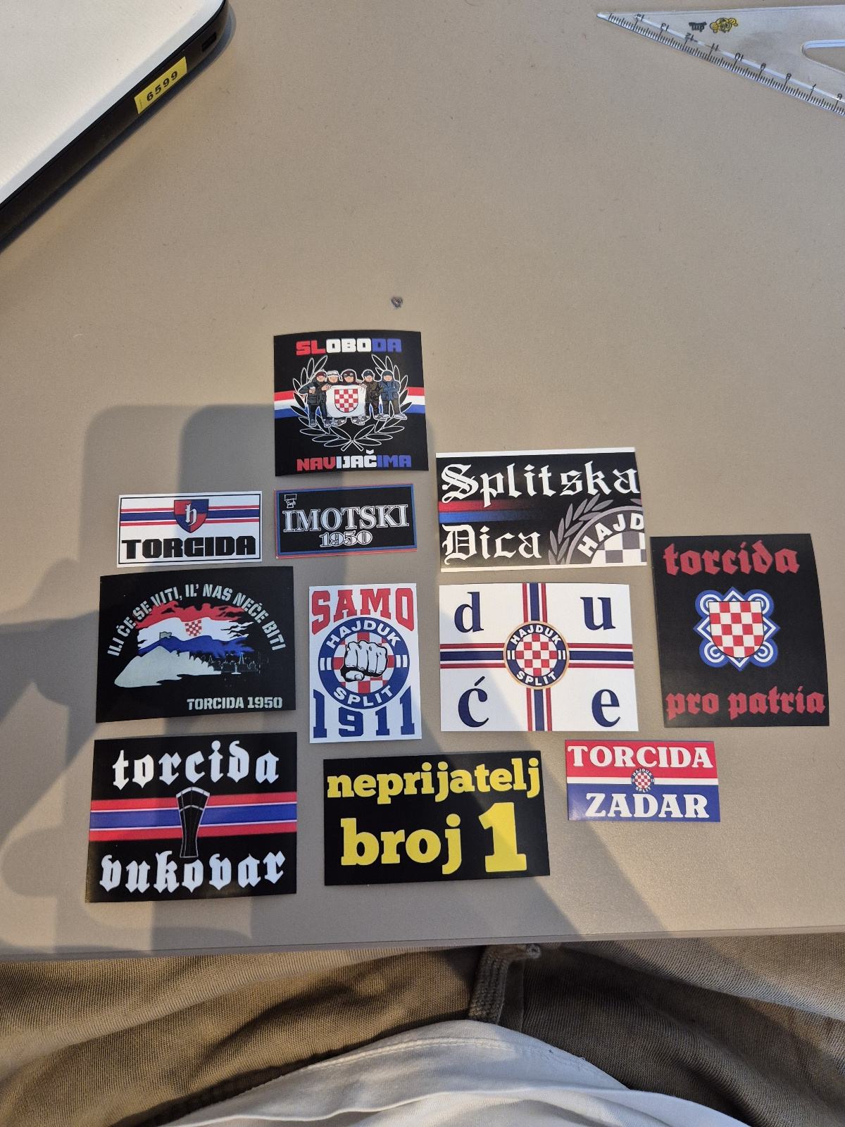 torcida split - navijačke naljepnice