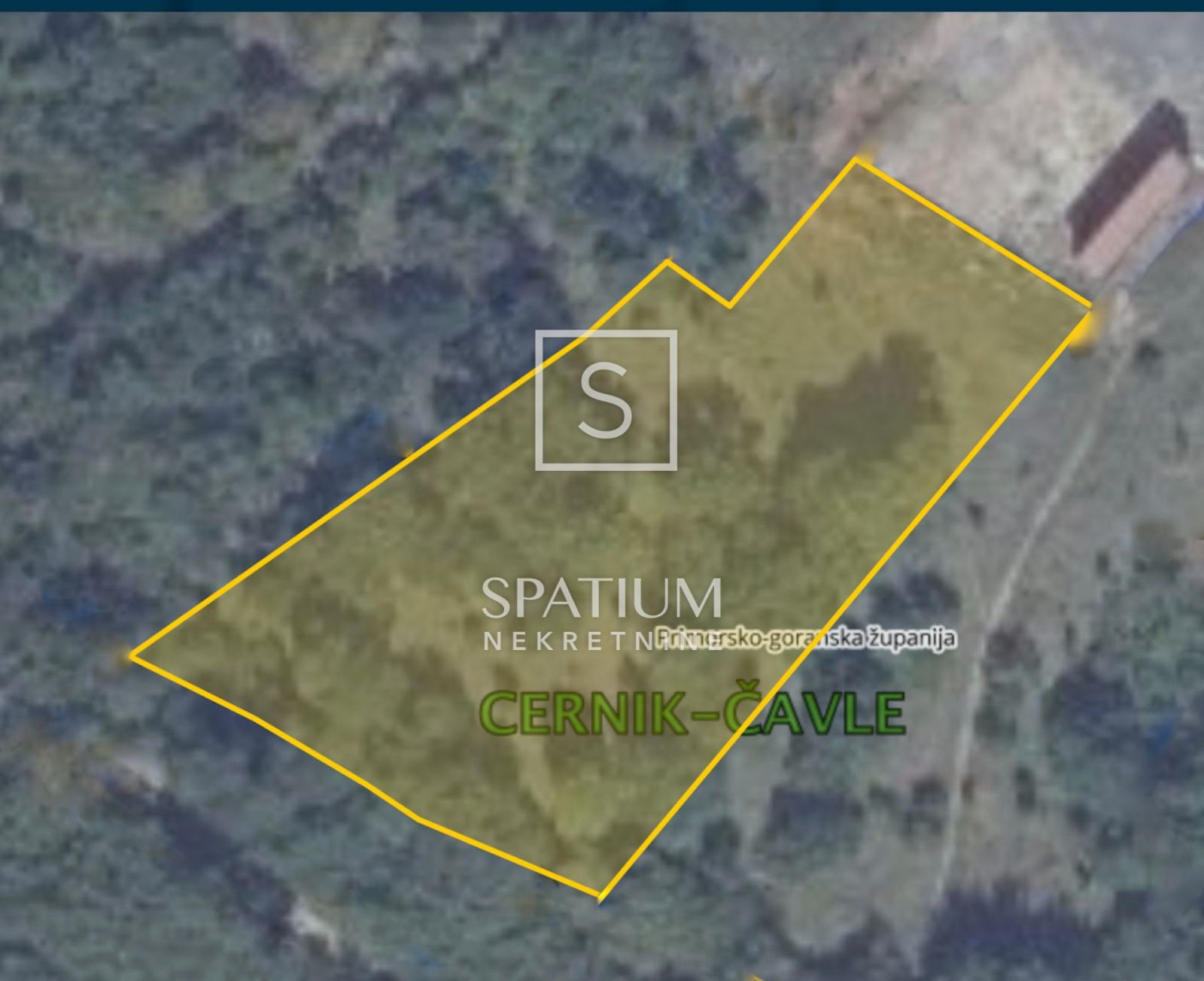 ČAVLE, CERNIK - ZEMLJIŠTE SA GRAĐEVINSKOM DOZVOLOM ZA HALU