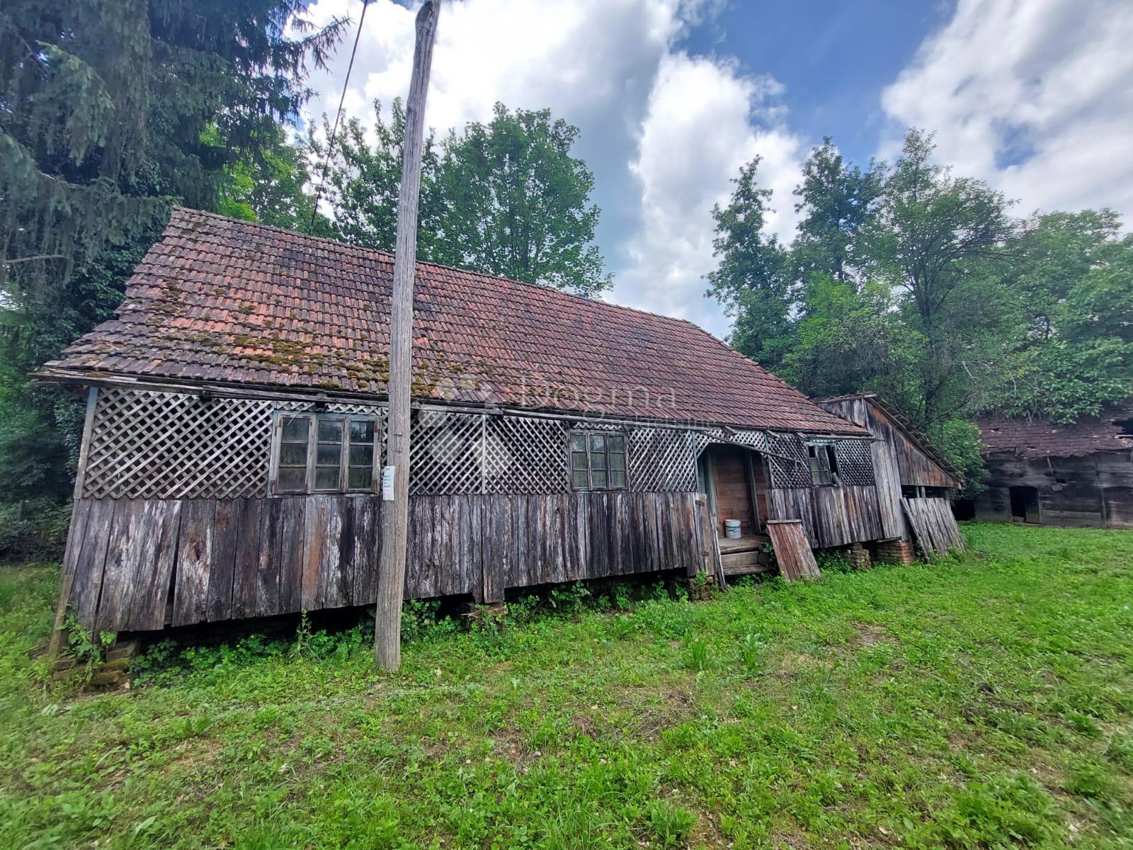 Drvena tradicijska kuća 20m od rijeke Save (prodaja)