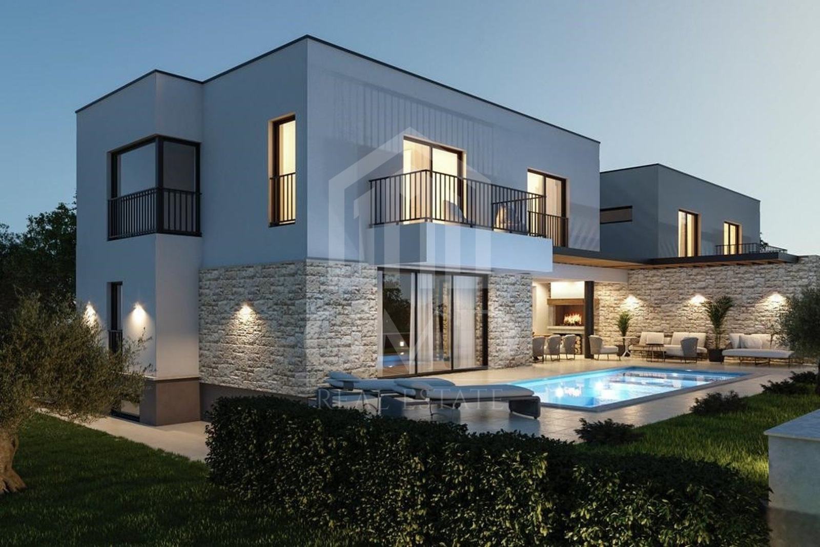 DVIJE LUKSUZNE KUĆE MODERNE ARHITEKTURE NA ODLIČNOJ LOKACIJI (prodaja)