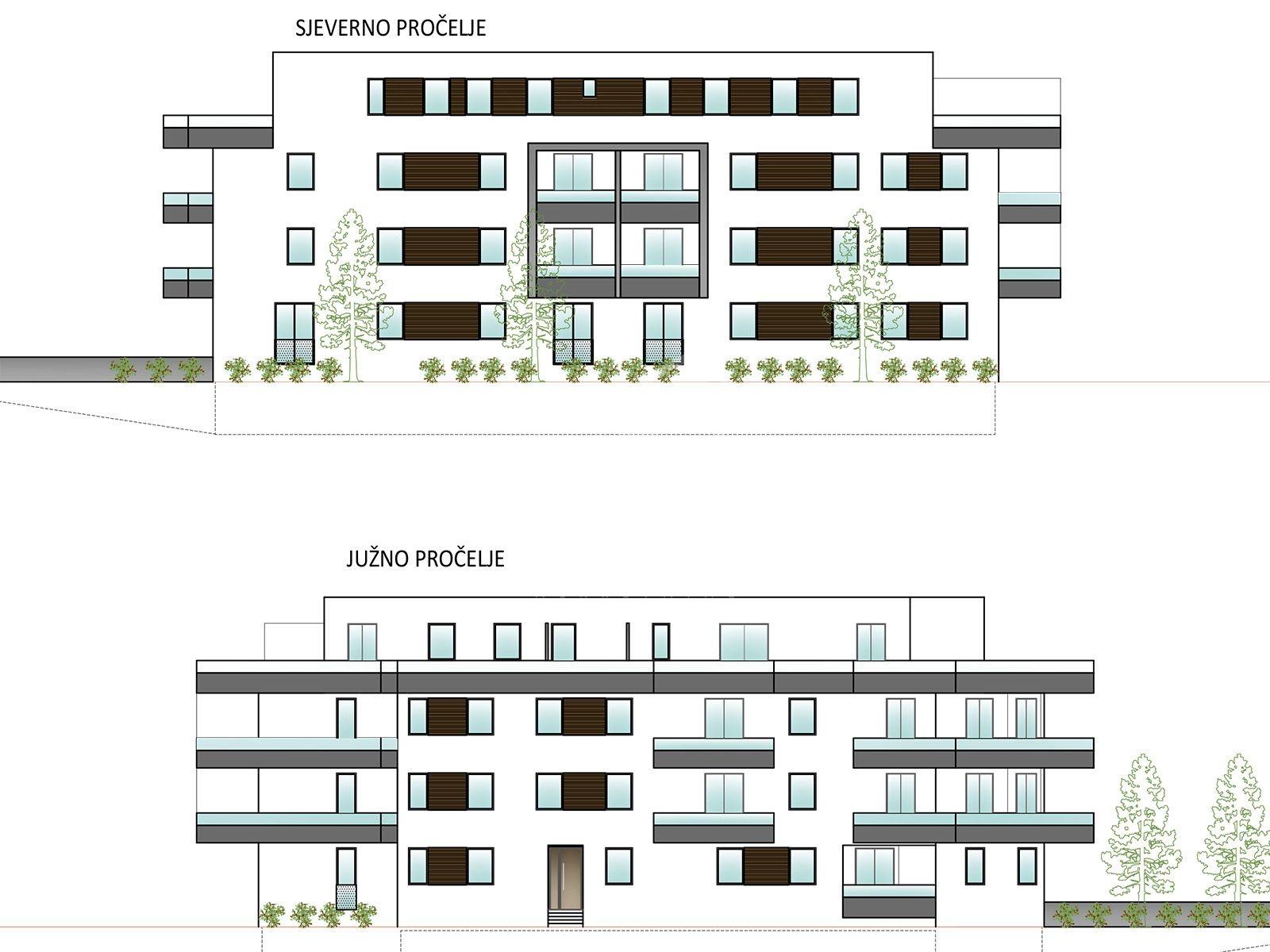 Gajnice, Gospodska, 3osobni stan s balkonom, novi projekt (prodaja)