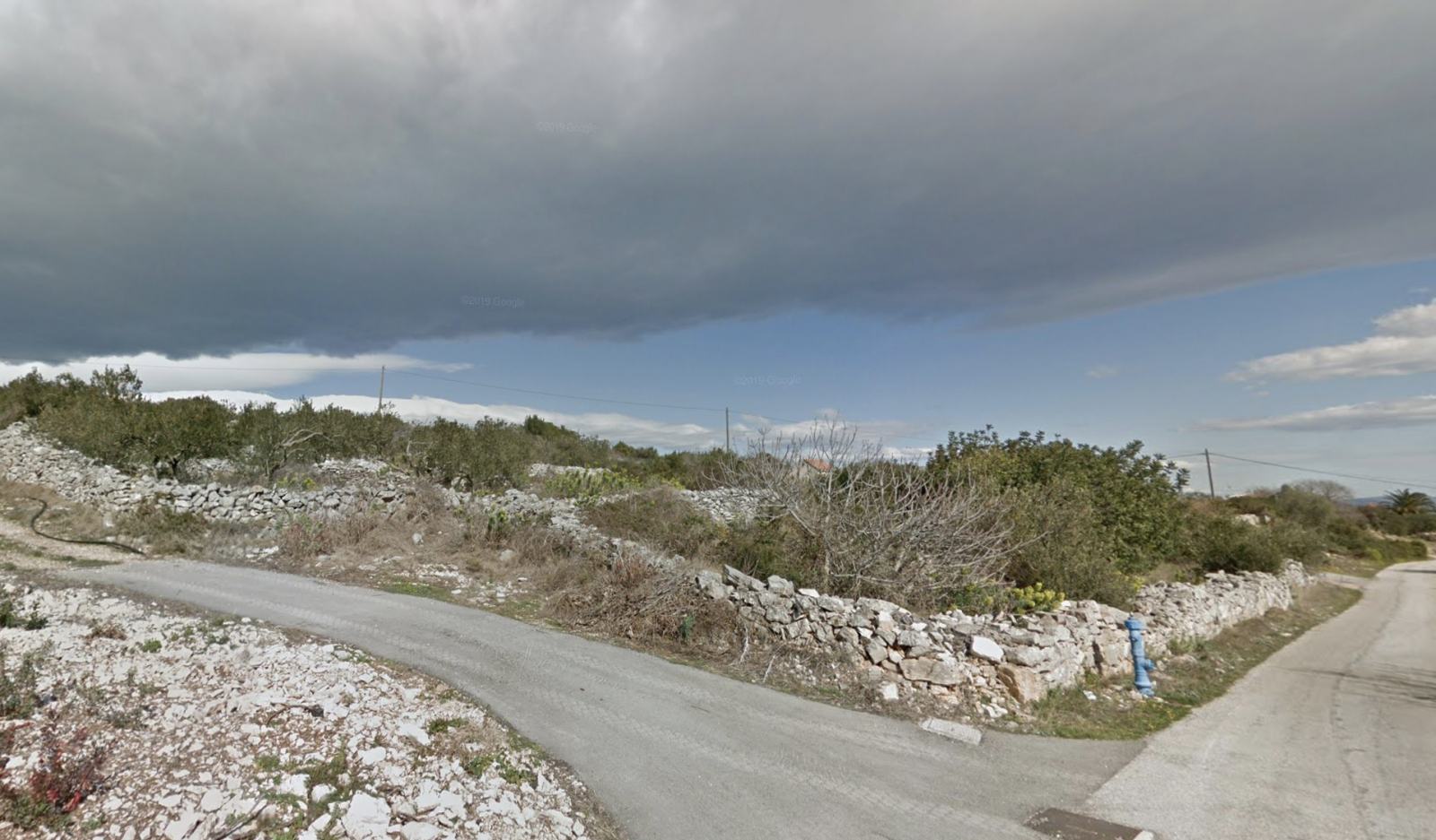 Građevinsko zemljište, Grohote, 1186 m2 rezervirano
