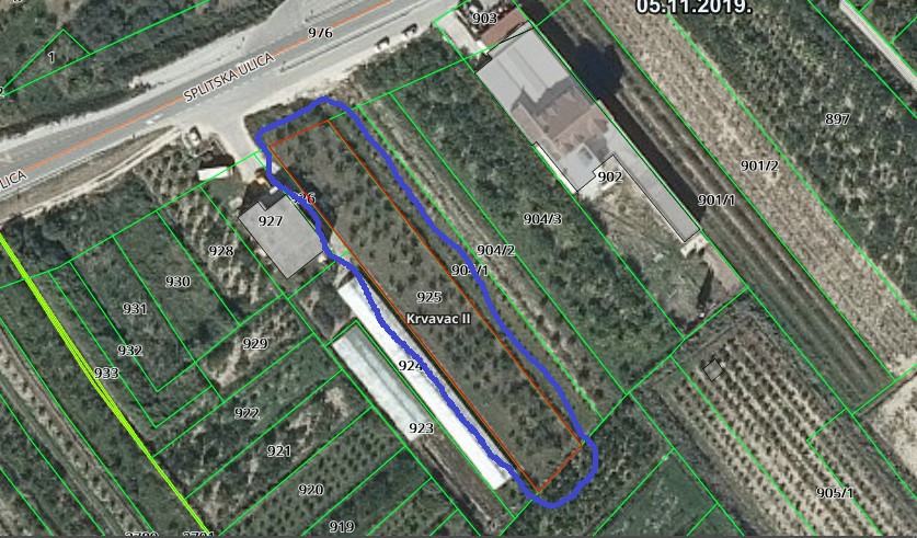 Građevinsko zemljište, Krvavac II, 1747 m2