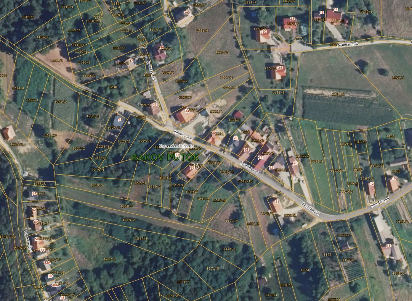 Građevinsko zemljište, Rakov Potok, 1140 m2