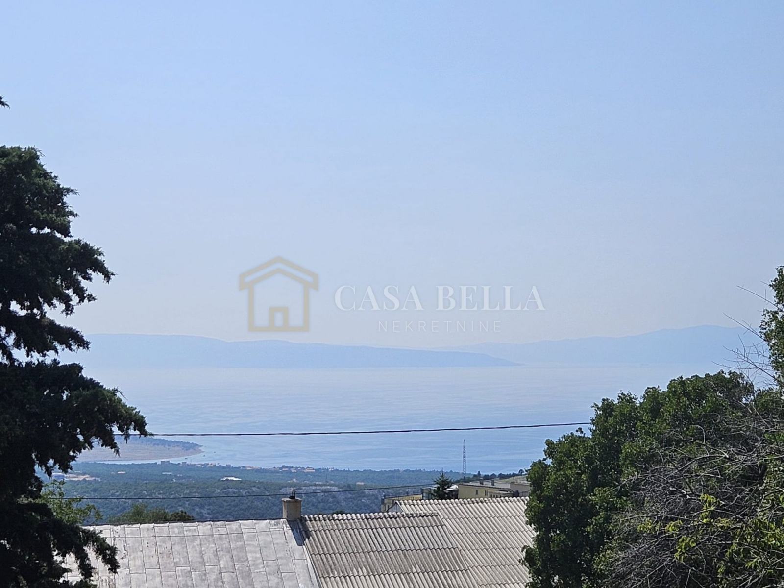 Hreljin, građevinsko zemljište 1274m2, pogled na more