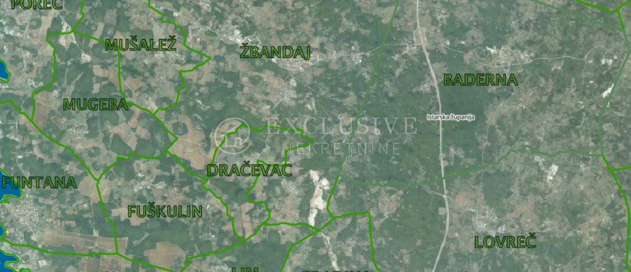 ISTRA - BADERNA, POLJOPRIVREDNO ZEMLJIŠTE OD 21725m2 ZA MASLINIK ILI V