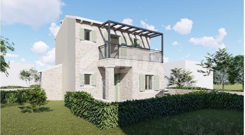 ISTRA, KAVRAN Rustikalna kuća s pogledom na more! PRILIKA! (prodaja)