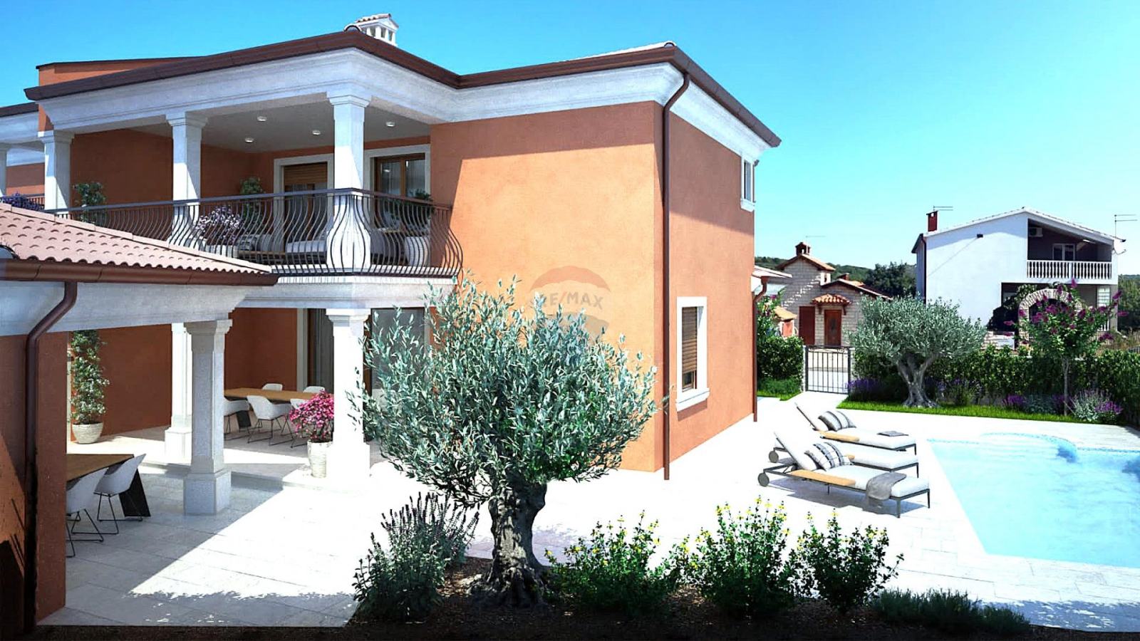 Istra, Momjan okolica, dvojna vila u novogradnji (prodaja)