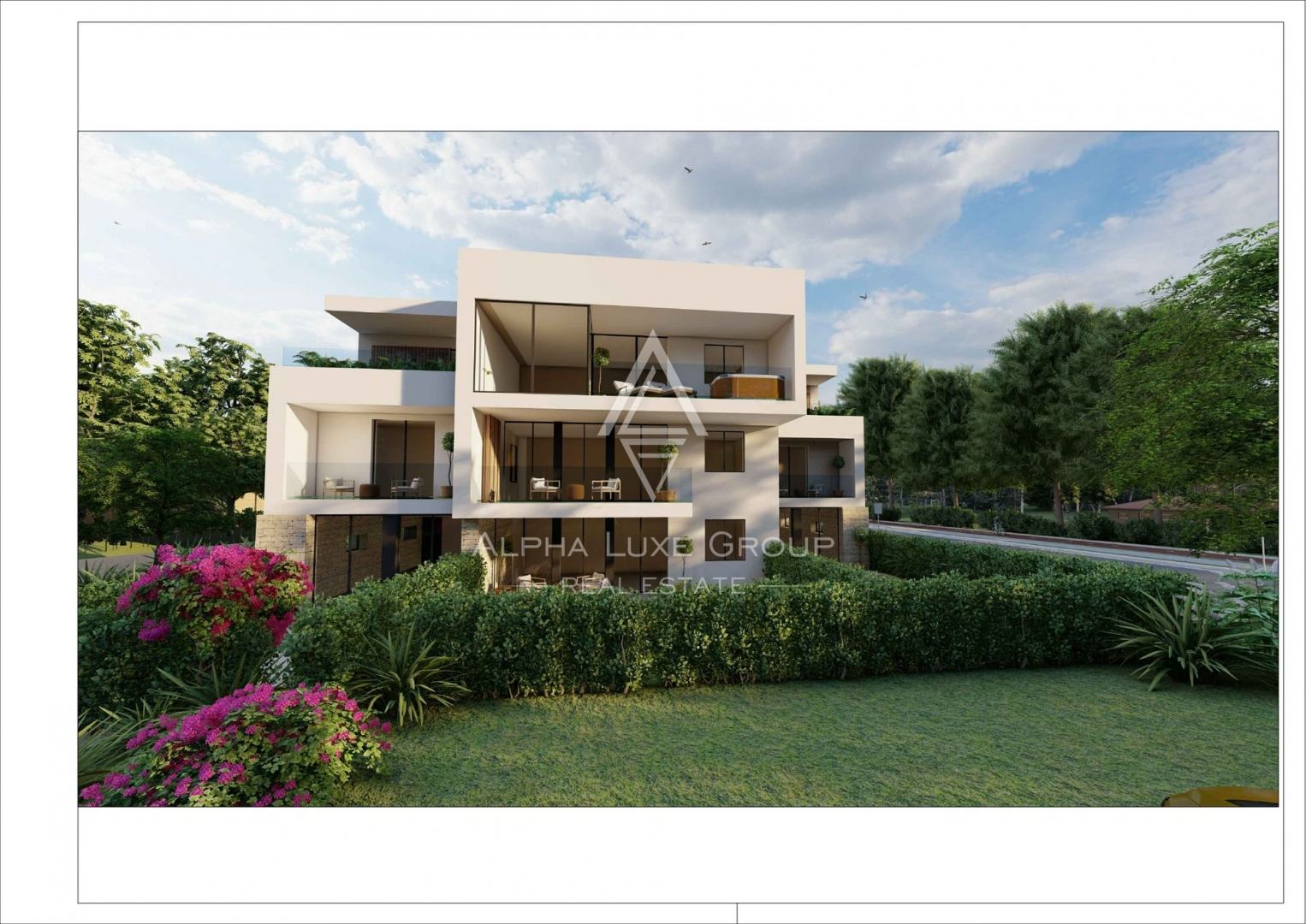 Istra, Poreč: Moderan stan s pogledom na more na prodaju