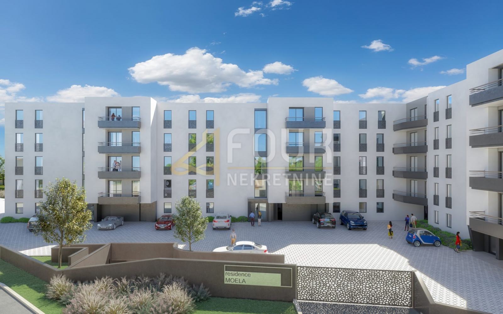 Istra, Umag novogradnja, 1s+db, 40.60m2, terasa (prodaja)