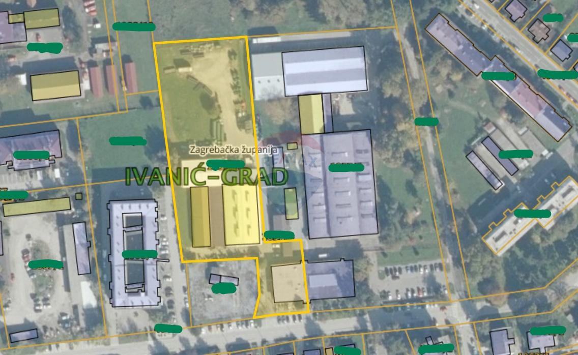 Ivanić Grad, centar, industrijski objekt 1373 m2, zemljište 6804 m2 ...