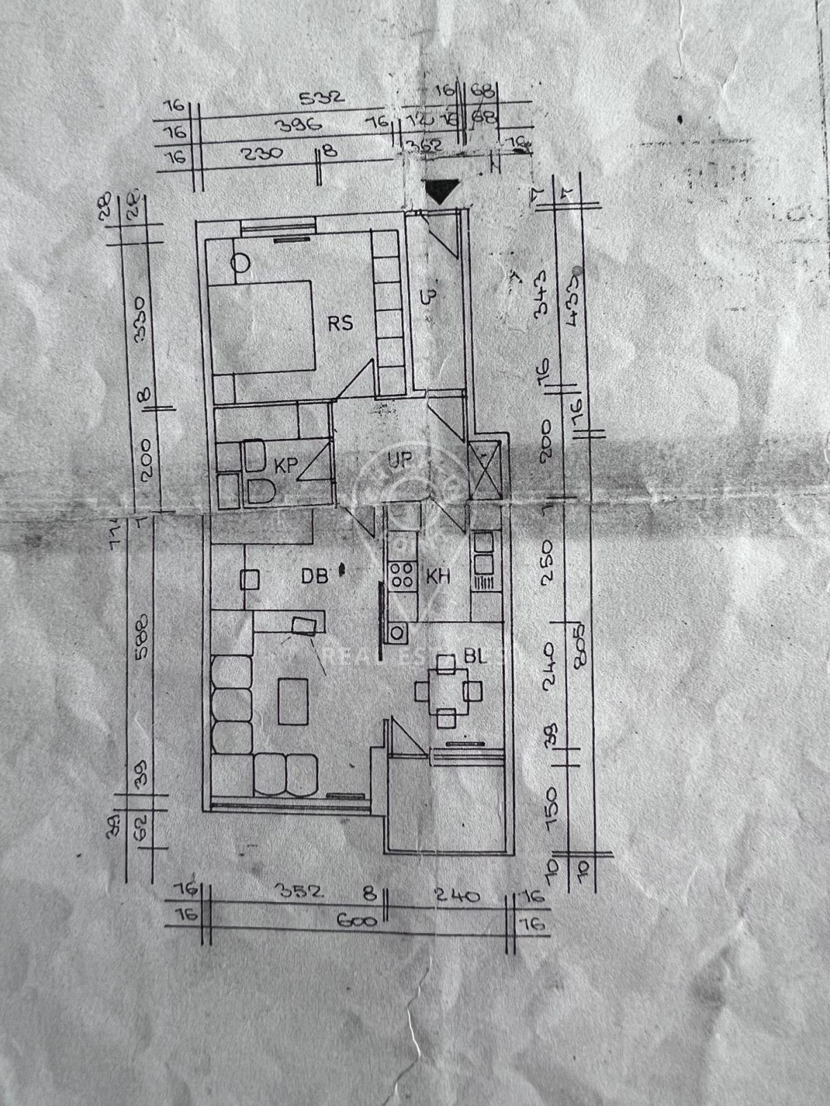 Jarun, 2-soban za renovaciju, 65 m2 (prodaja)
