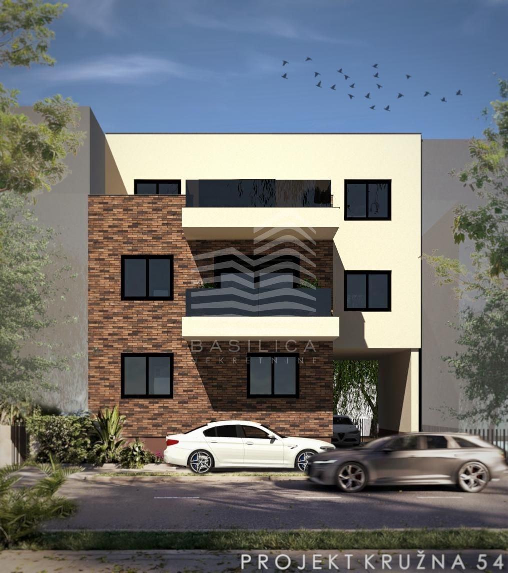 Jarun, novogradnja; 3sobni penthouse stan 84m2 s terasom, 2/2k (prodaja)