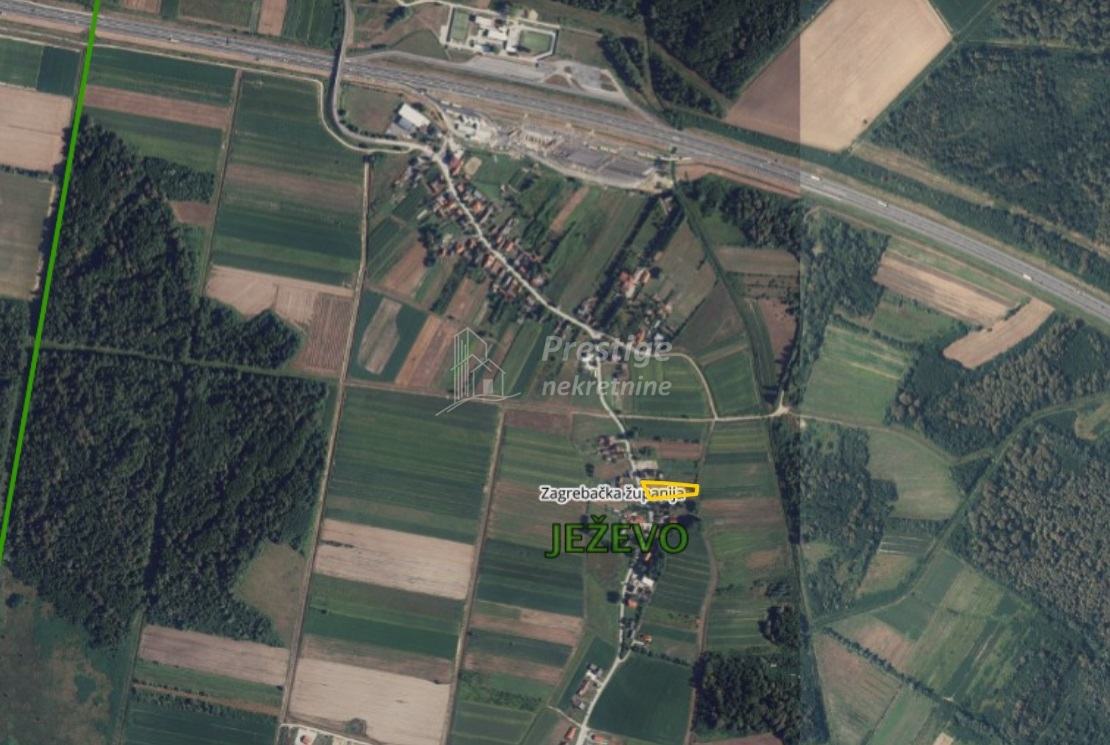 JEŽEVO, građevinsko zemljište 2392m2