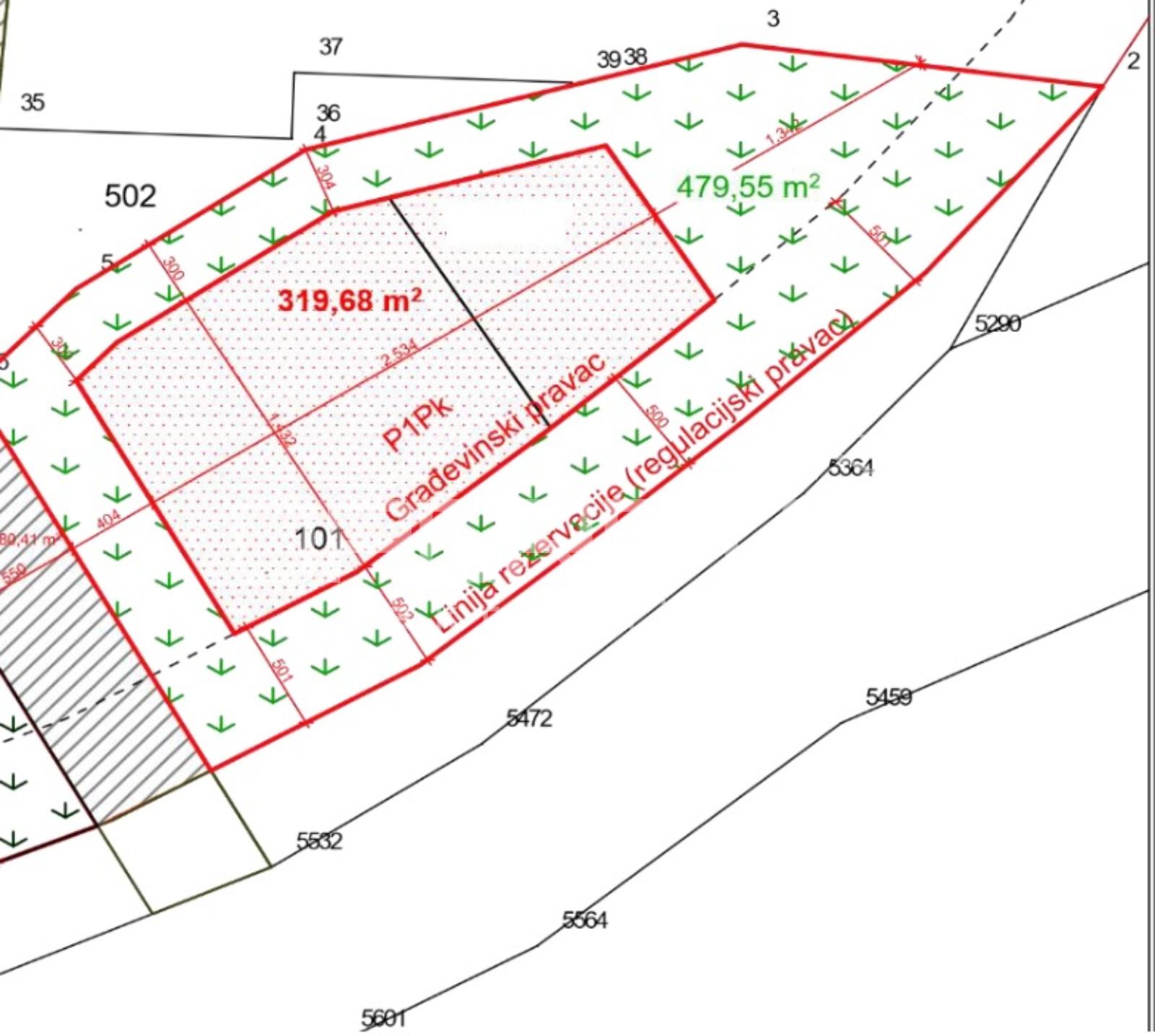 Klarići, Donje Rakarje, 979,00 m2, 132.165,00 EUR