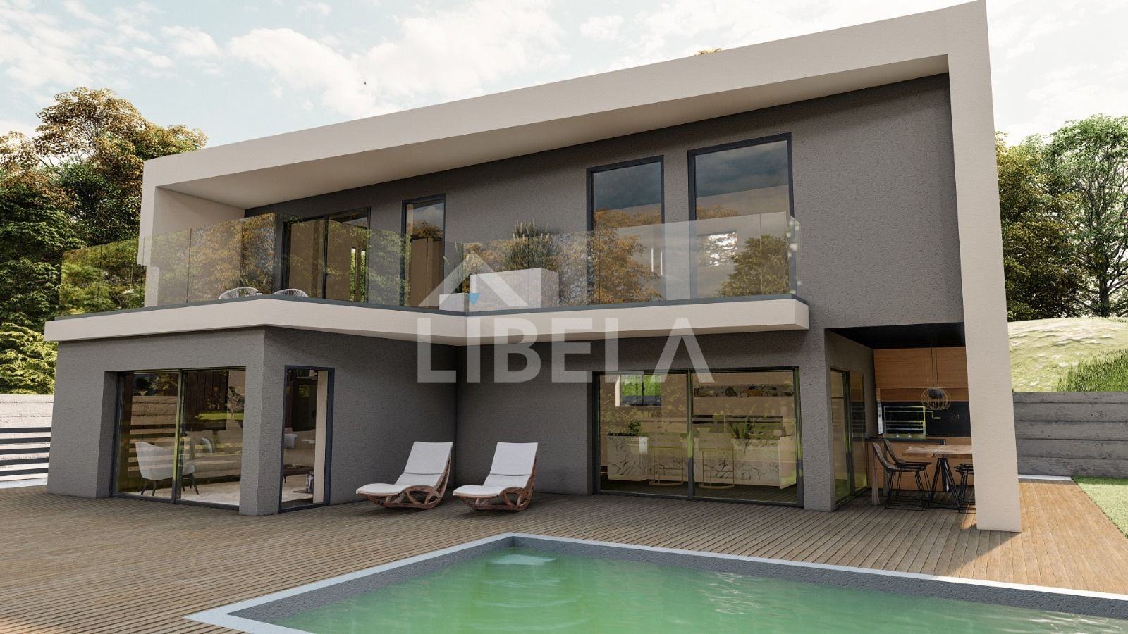 LUKSUZNA KUCA SA BAZENOM 139 M2 , KASTAV (prodaja)