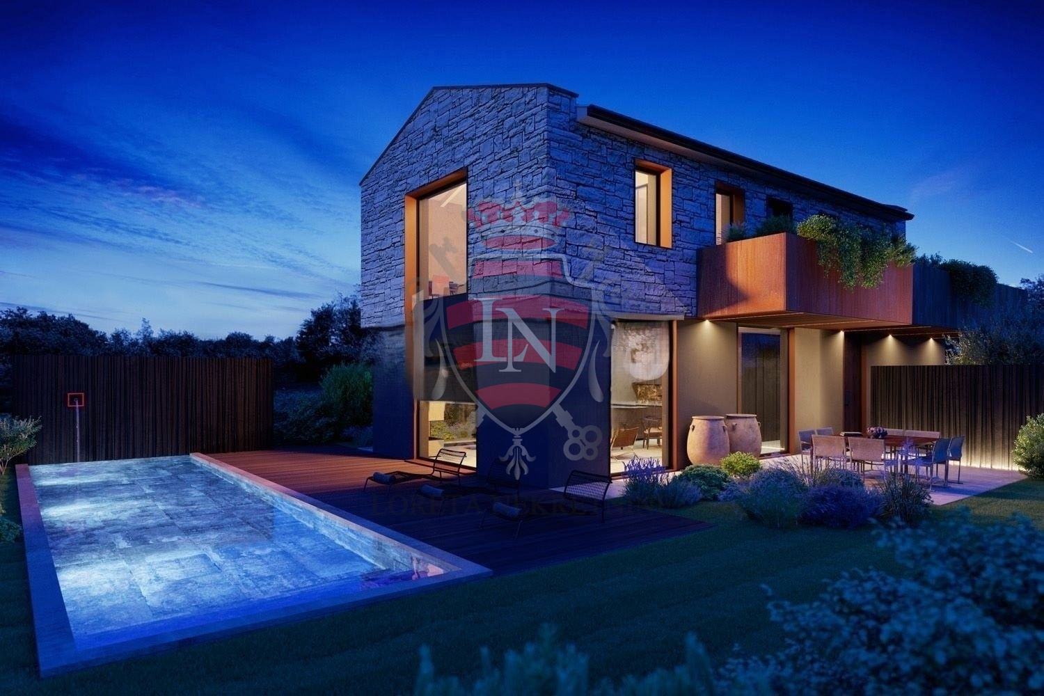 Luksuzna vila, Bale, Istra, bazen, 175 m2 na parceli od 503 m2 (prodaja)