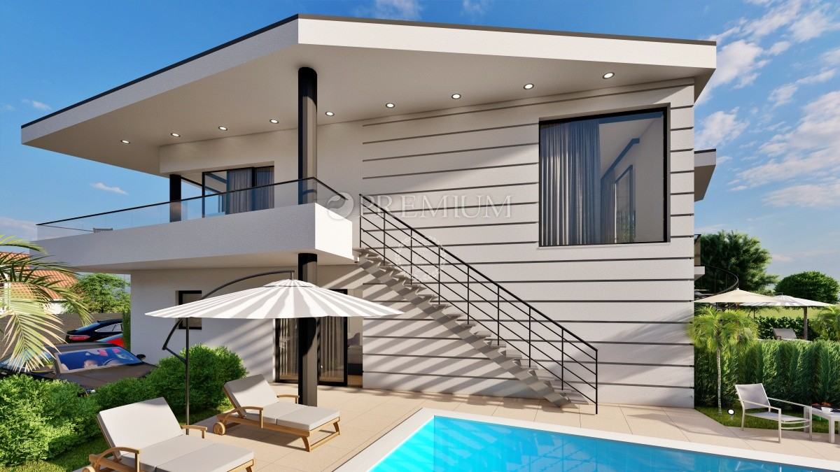 Malinska, impozantna dvojna kuća s bazenom! (prodaja)