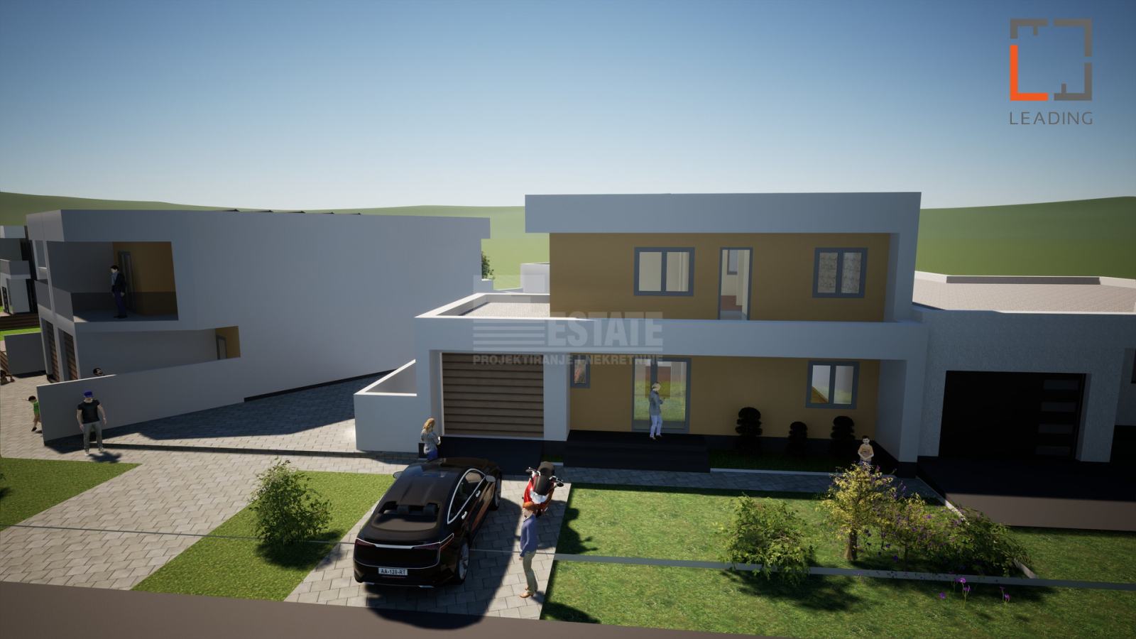 Nova moderna 4-sobna katnica s garažom, objekt C, 182 m2, Ulica Jela ...