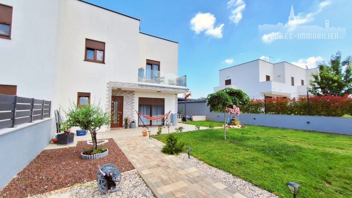 Moderna kuca sa 3 sobe i lijepim vrtom u blizini Poreča (prodaja)