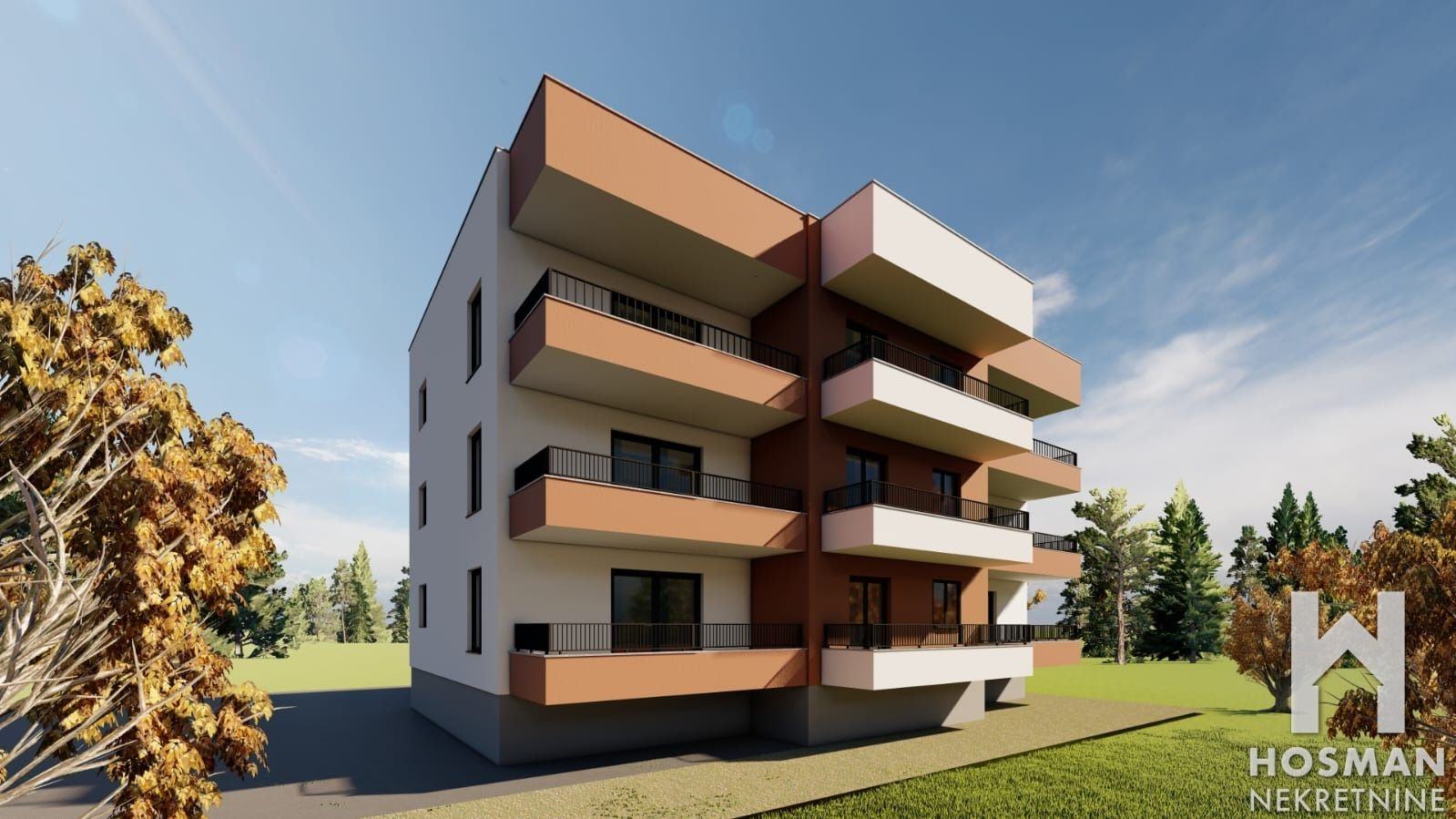Novogradnja!! Jednosoban stan 42m2 2parkirna mjesta Zadar / Bokanjac ...