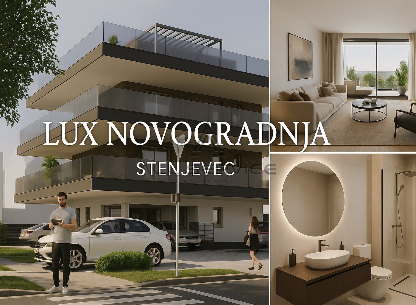 NOVOGRADNJA! Stenjevec, Lux 4S stan s terasom+2GPM, 153 m2 (prodaja)