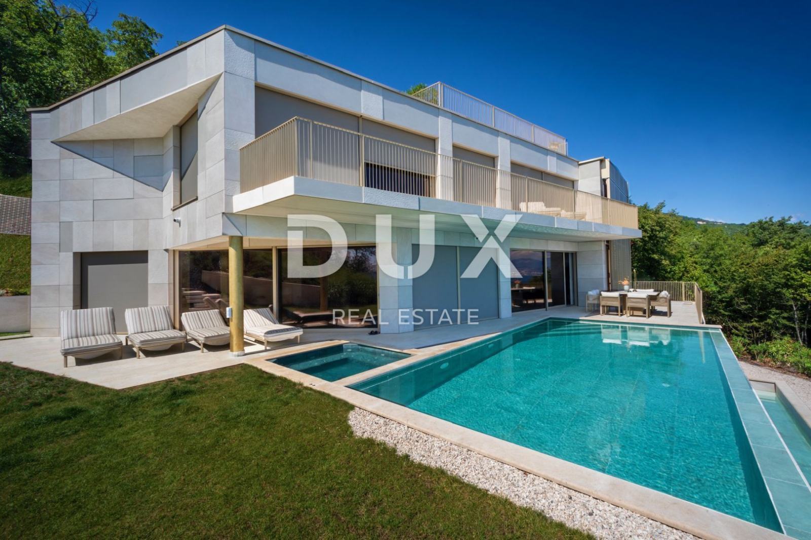 OPATIJA RIVIERA - novo izgrađena vila, arhitektonsko remek djelo na op ...