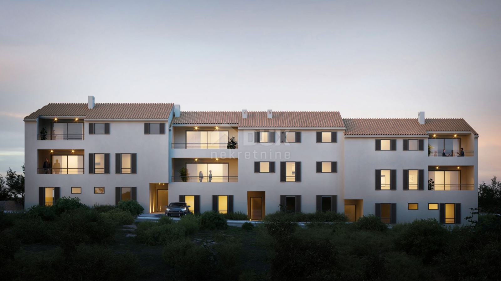OTOK CRES, MELIN, 2s+db stan u novogradnji na odličnoj lokaciji (prodaja)