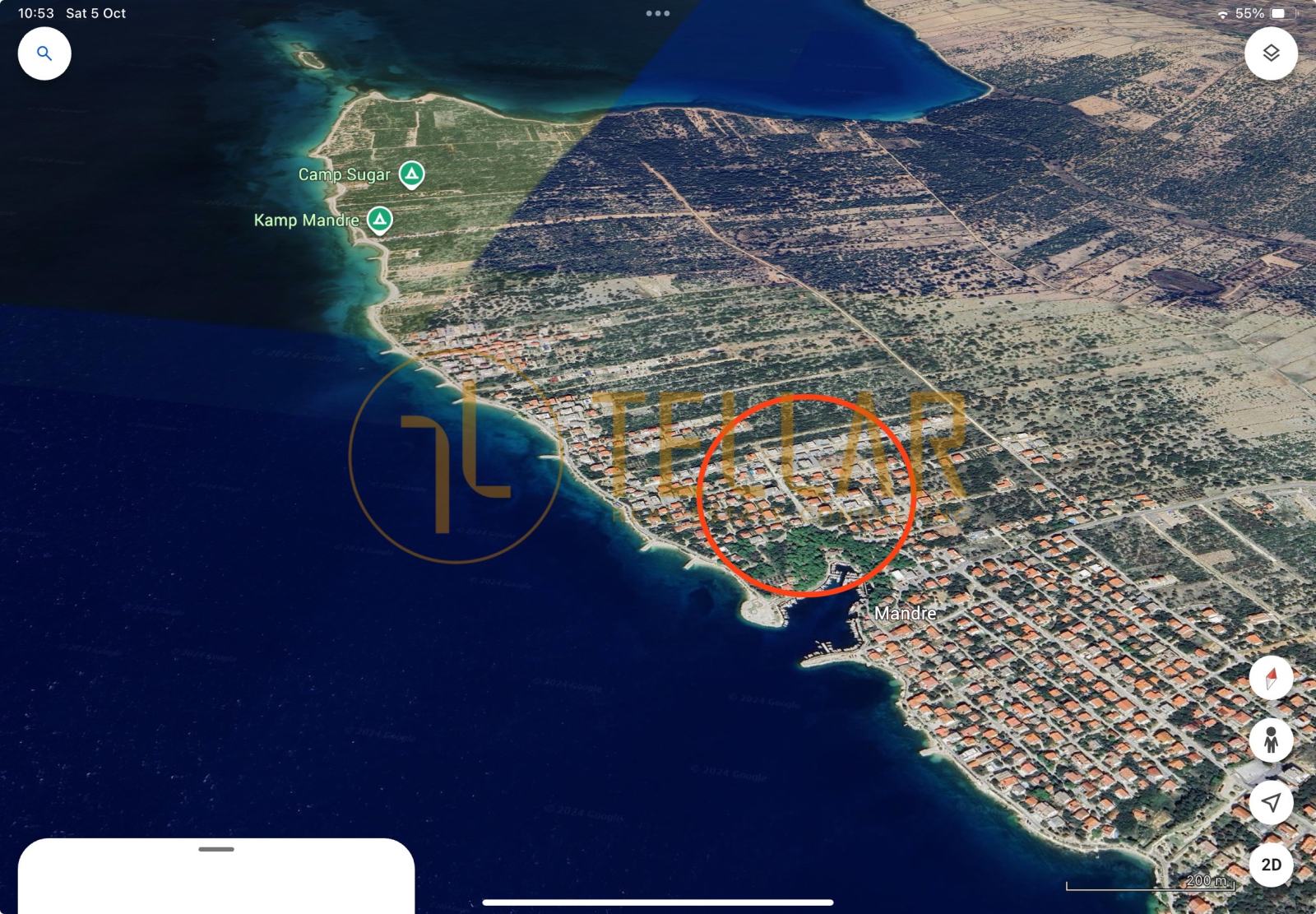 Pag - Mandre - Kolan, građevinsko zemljište