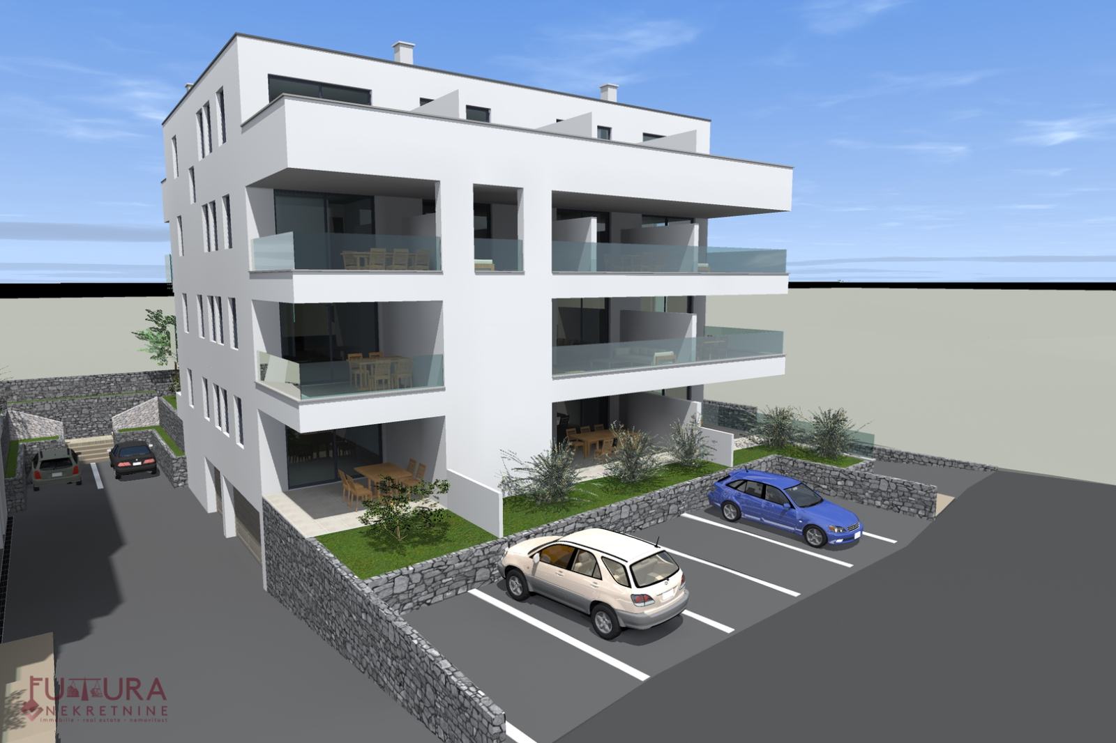 PAG - POVLJANA, PRODAJA APARTMANA 85,84 M2, POGLED, NOVO, LIFT, LOKACI