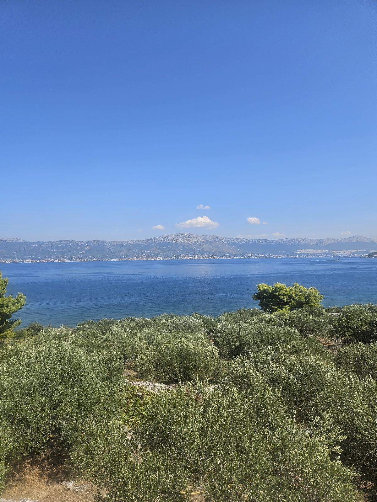 Slatine(Split) T2 , zemljište 3700-6000m2 put, vl.1/1 pogled