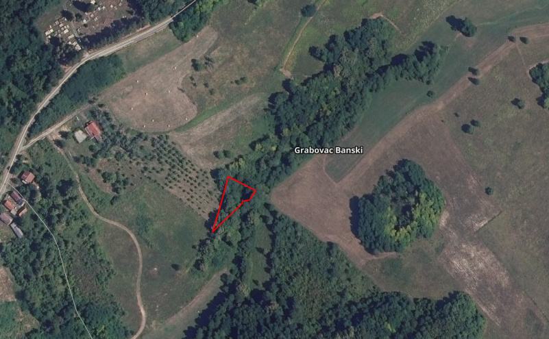 Poljoprivredno zemljište, Grabovac Banski, 802 m2, DRAŽBA