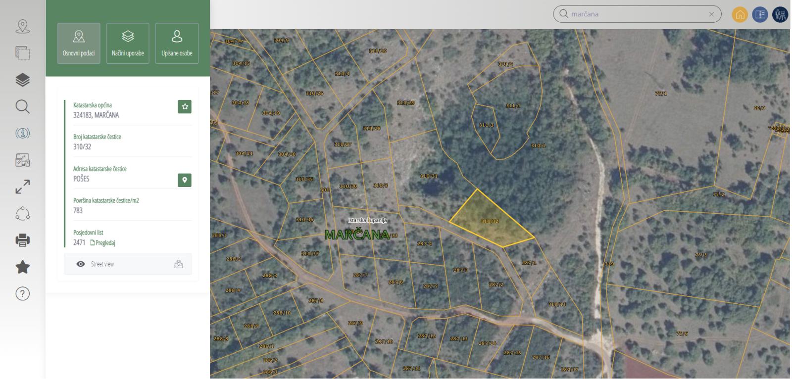 Marčana,Prodol, 1300m2