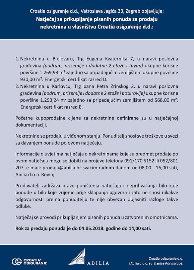 Poslovni prostor: Bjelovar, 1269,93 m2 (prodaja)