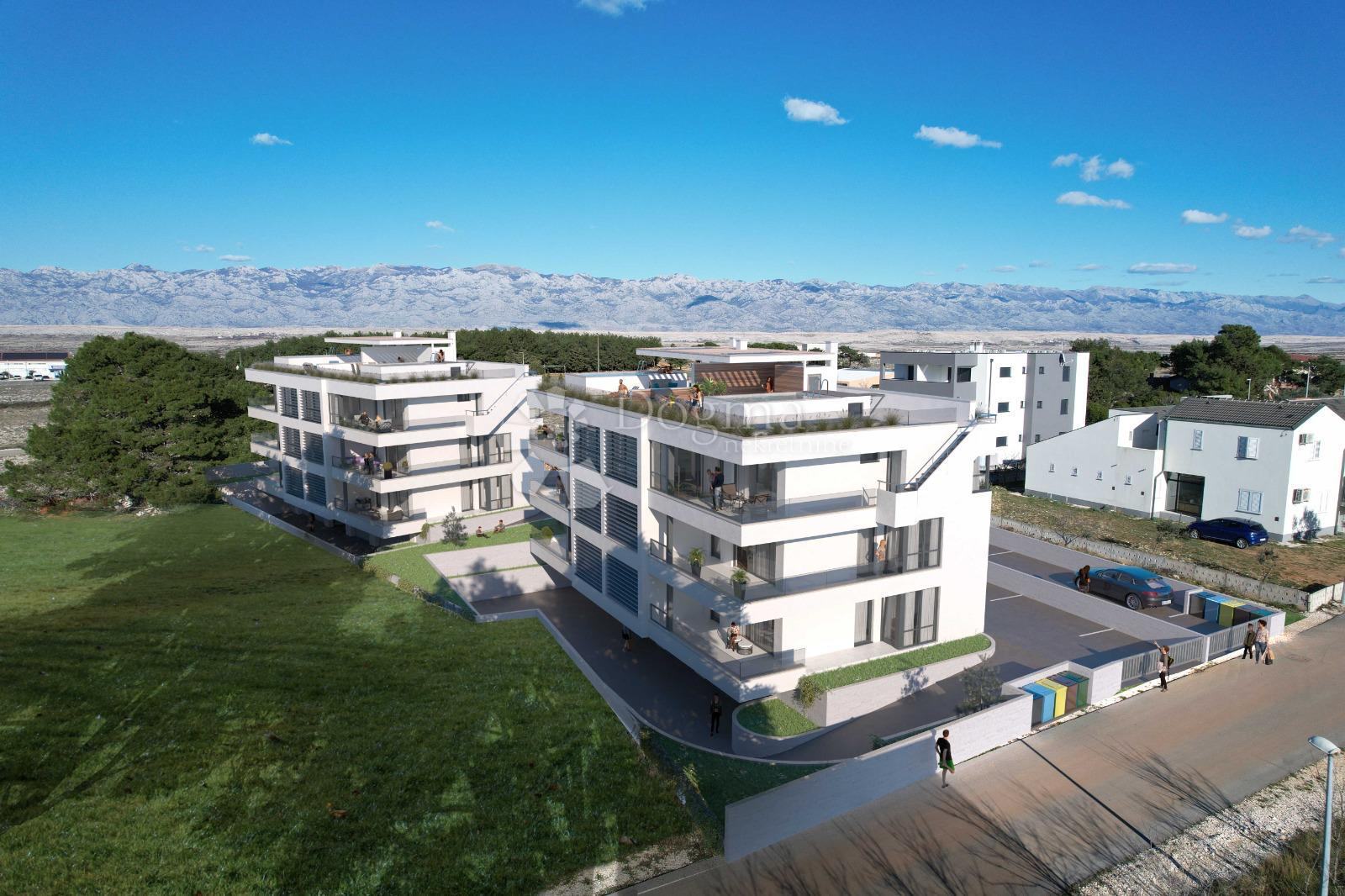 Povljana, Pag - Dvosoban S1 pogledom na more (prodaja)