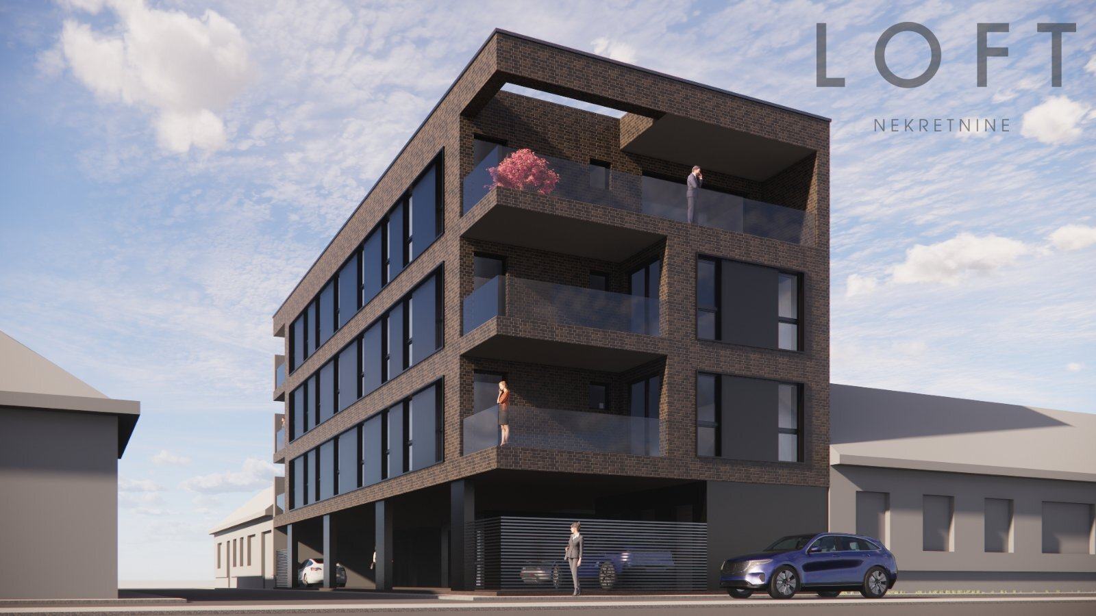 PRODAJA: Osijek, centar, trosobni 88 m2, prvi kat, lift (prodaja)