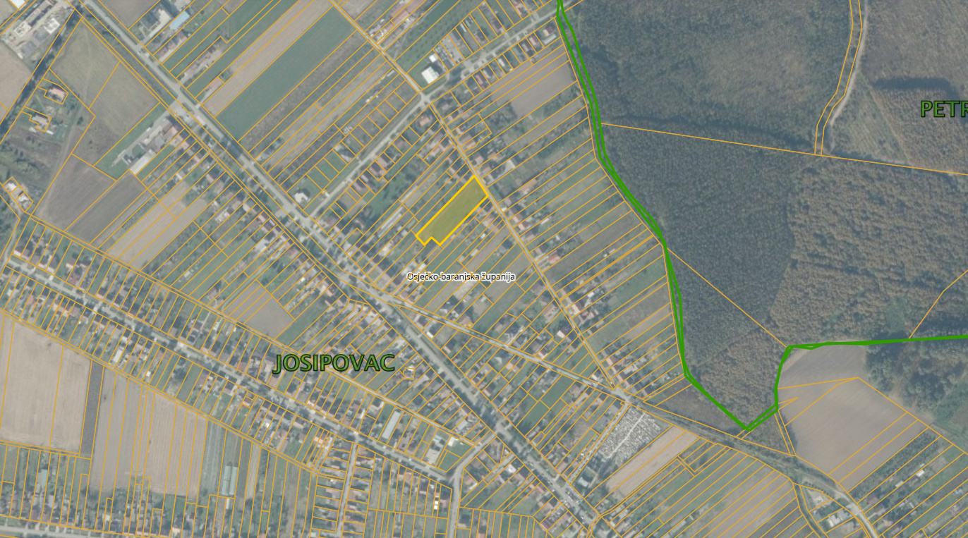 Prodaje se zemljište u Josipovcu, 4000 m2