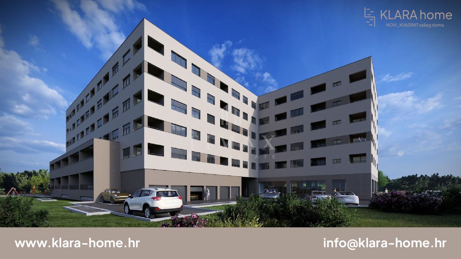 Projekt KLARA home, Dvosoban stan B101P, prvi kat, 44,70 m2 (prodaja)