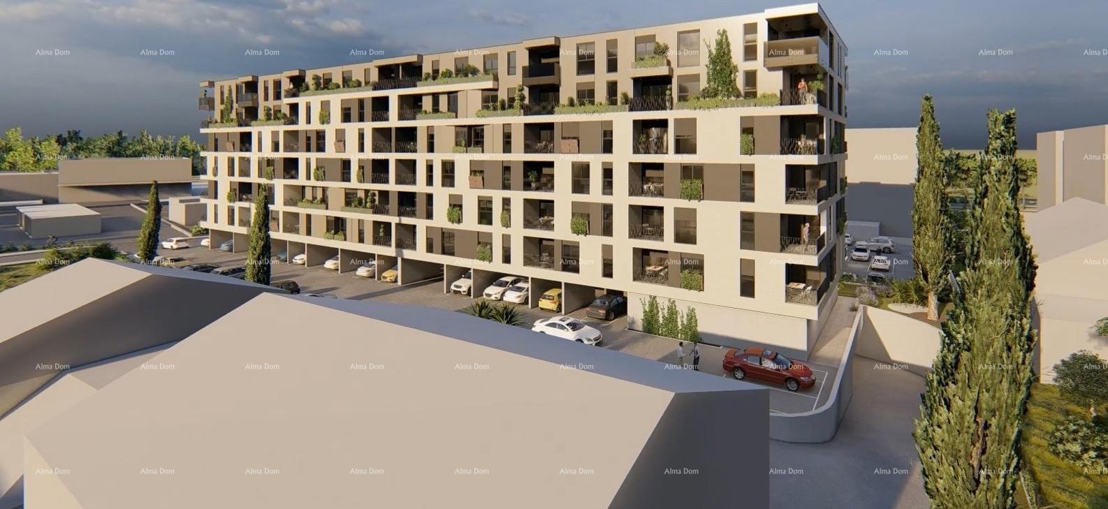 Pula! Višestambena, moderna zgrada s liftom, blizu centra. S43 (prodaja)