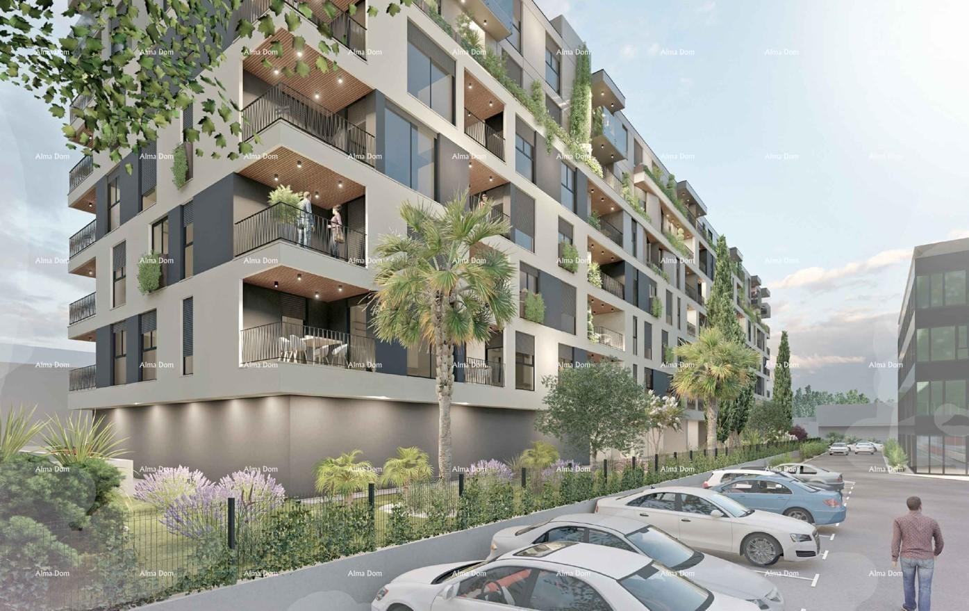 Pula, novi projekt! Višestambena, moderna zgrada s liftom, blizu centr ...