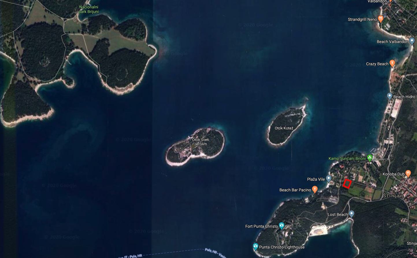 PUNTIŽELA:ATRAKTIVNO ZEMLJIŠTE TURISTIČKE NAMJENE (Fažana-Štinjan)