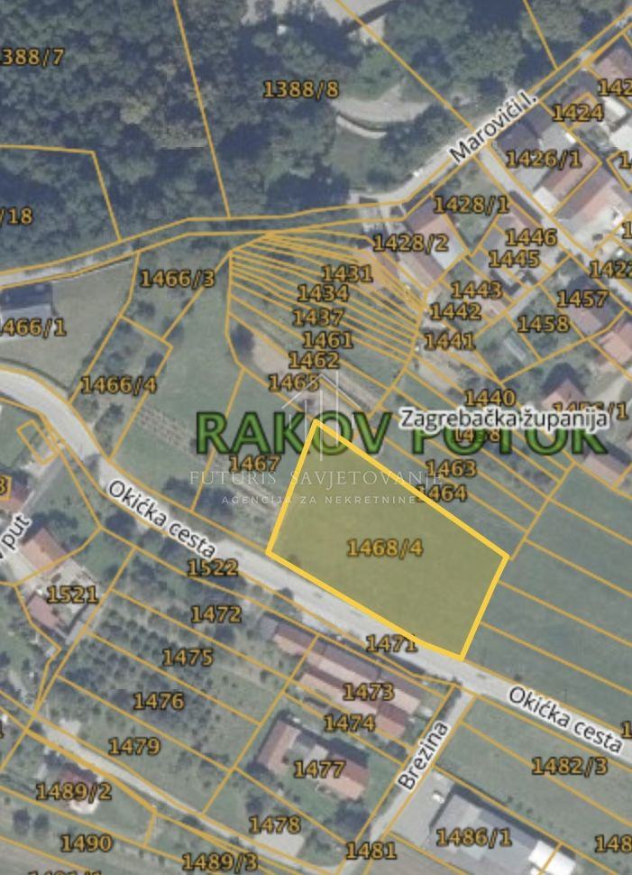 Rakov Potok, građevinsko zemljište 3232m2