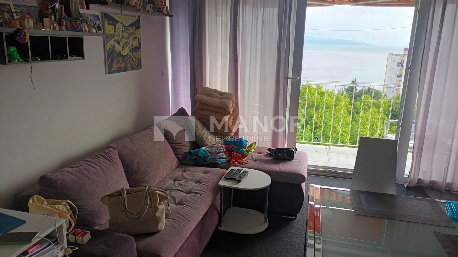 RIJEKA, KANTRIDA - Adaptiran 3S+DB stan, pogled na more (prodaja)