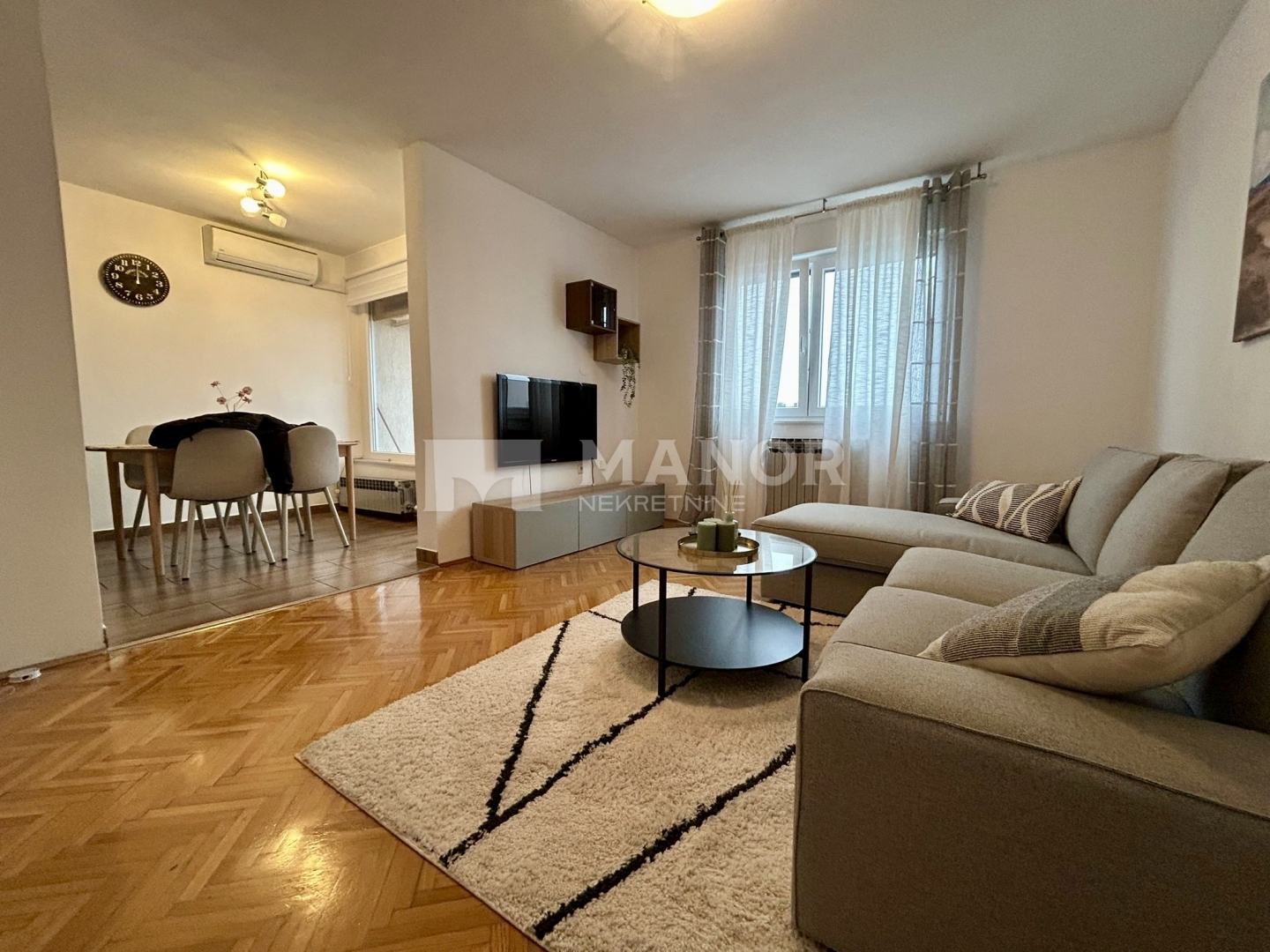 RIJEKA, KRNJEVO - 3S+DB stan za najam, pogled na more (iznajmljivanje)