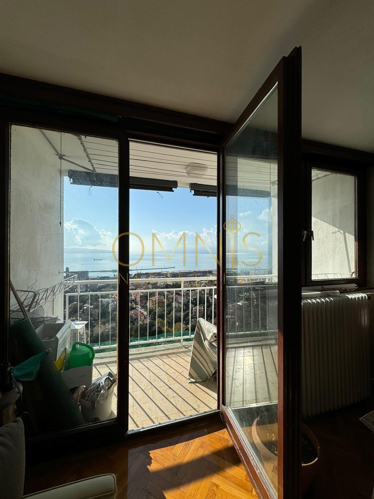 Rijeka, Rastočine -stan 73,92 m2,17 kat, pogled na more, za renovaciju ...