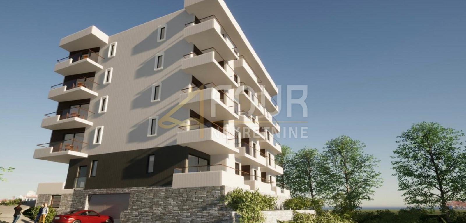 Rijeka, Zamet, novogradnja, 2s+db, pogled na more (prodaja)