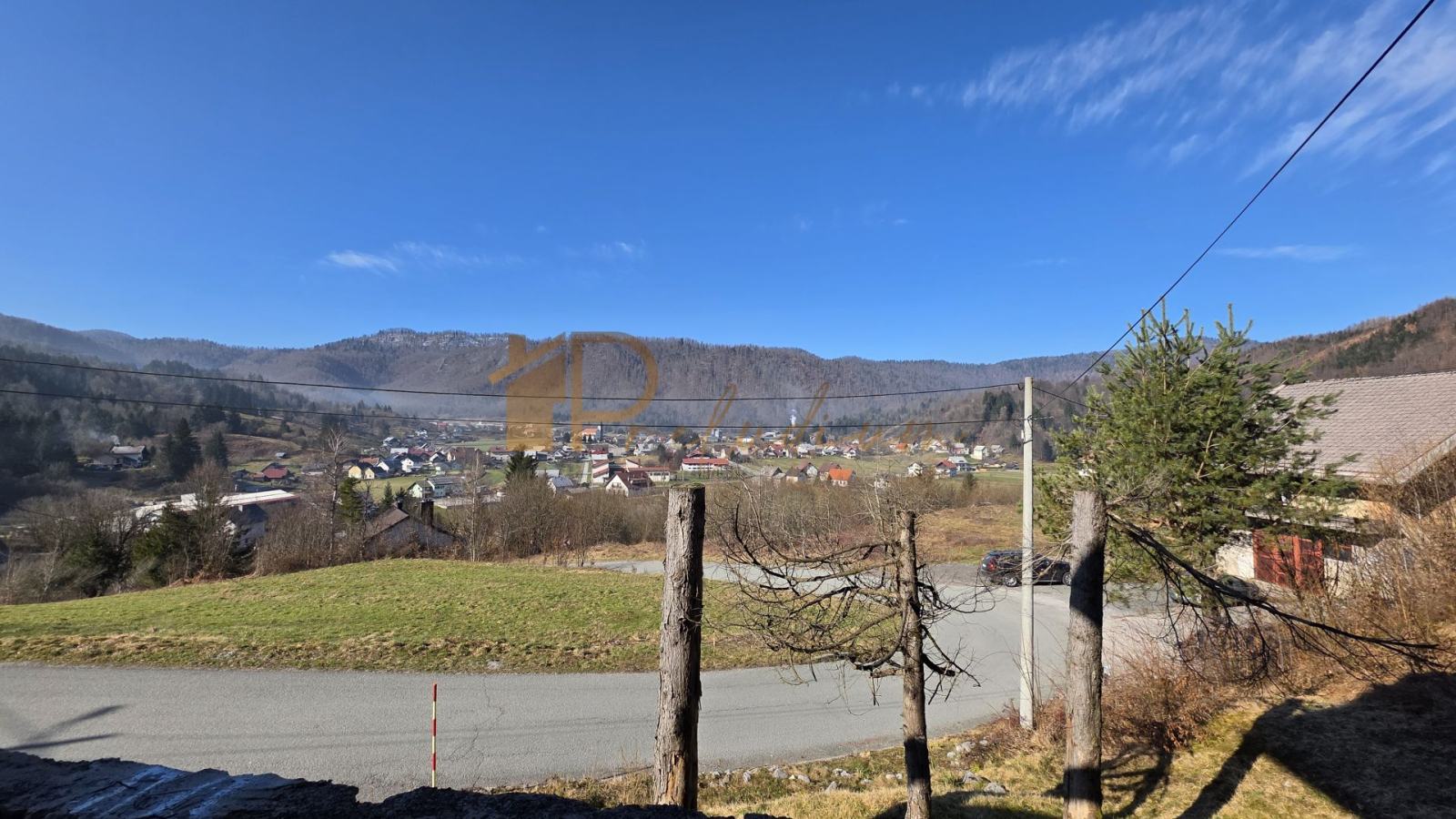 Roh bau kuća na predivnoj lokaciji - Gerovo (prodaja)
