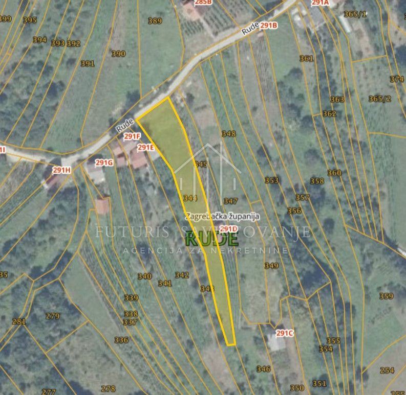 Samobor, Rude građevinsko zemljište 1160 m2